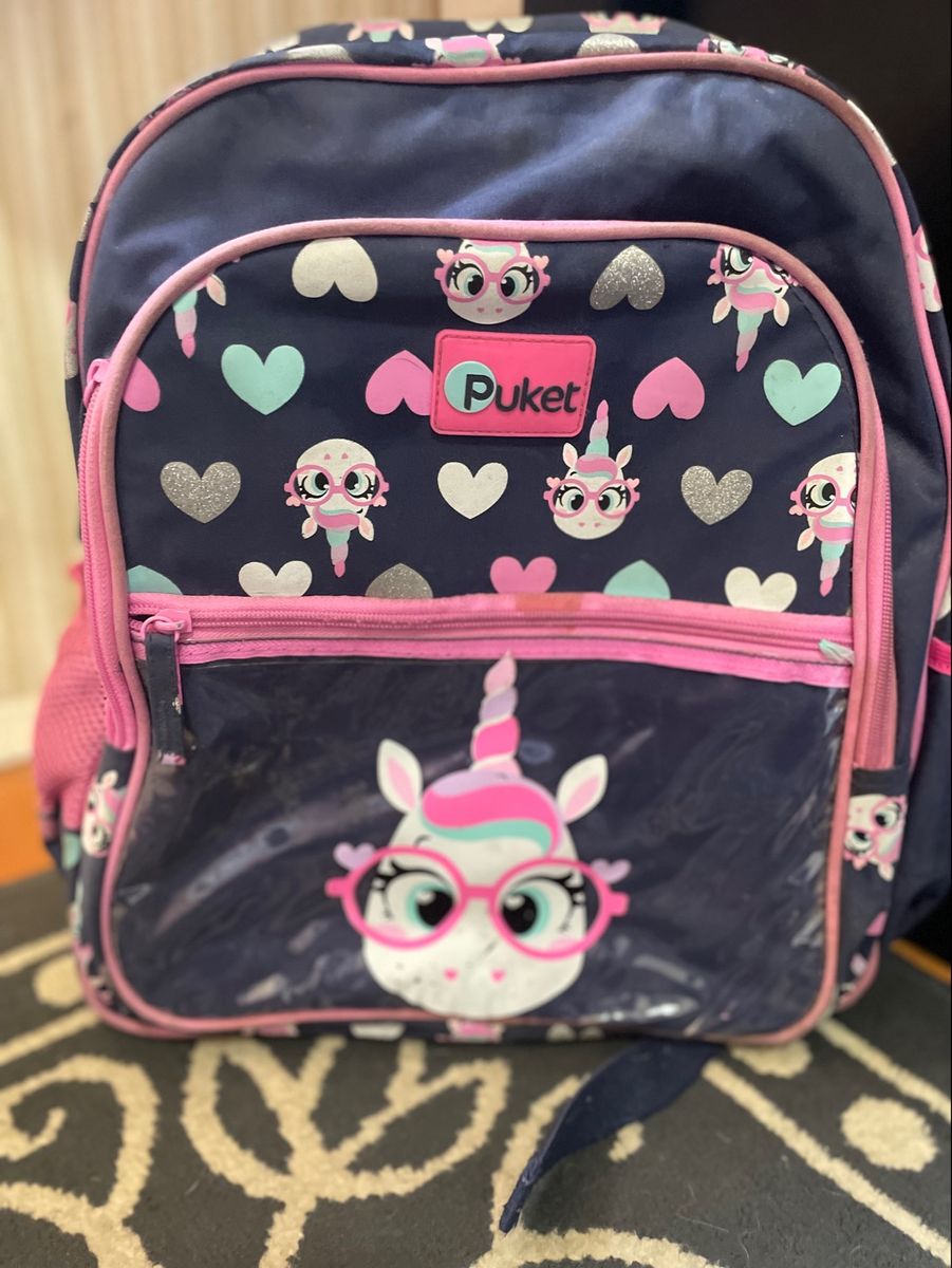 Mochila Puket Unicórnio | Mochila Feminina Puket Usado 89488516 | enjoei