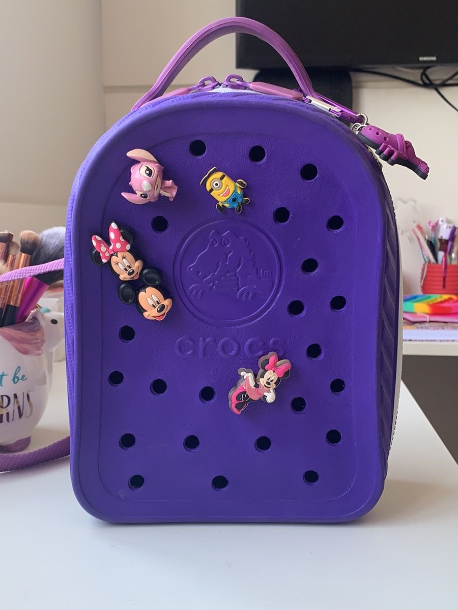 Mochila Roxa da Crocs | Mochila Feminina Crocs Usado 63736338 | enjoei
