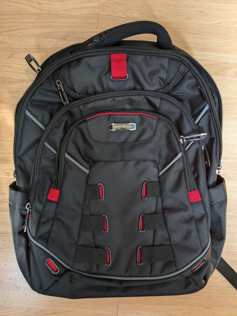 Mochila Samsonite Original Preta Nova Premium | Bolsa Masculina Samsonite Nunca Usado 109067442 ...