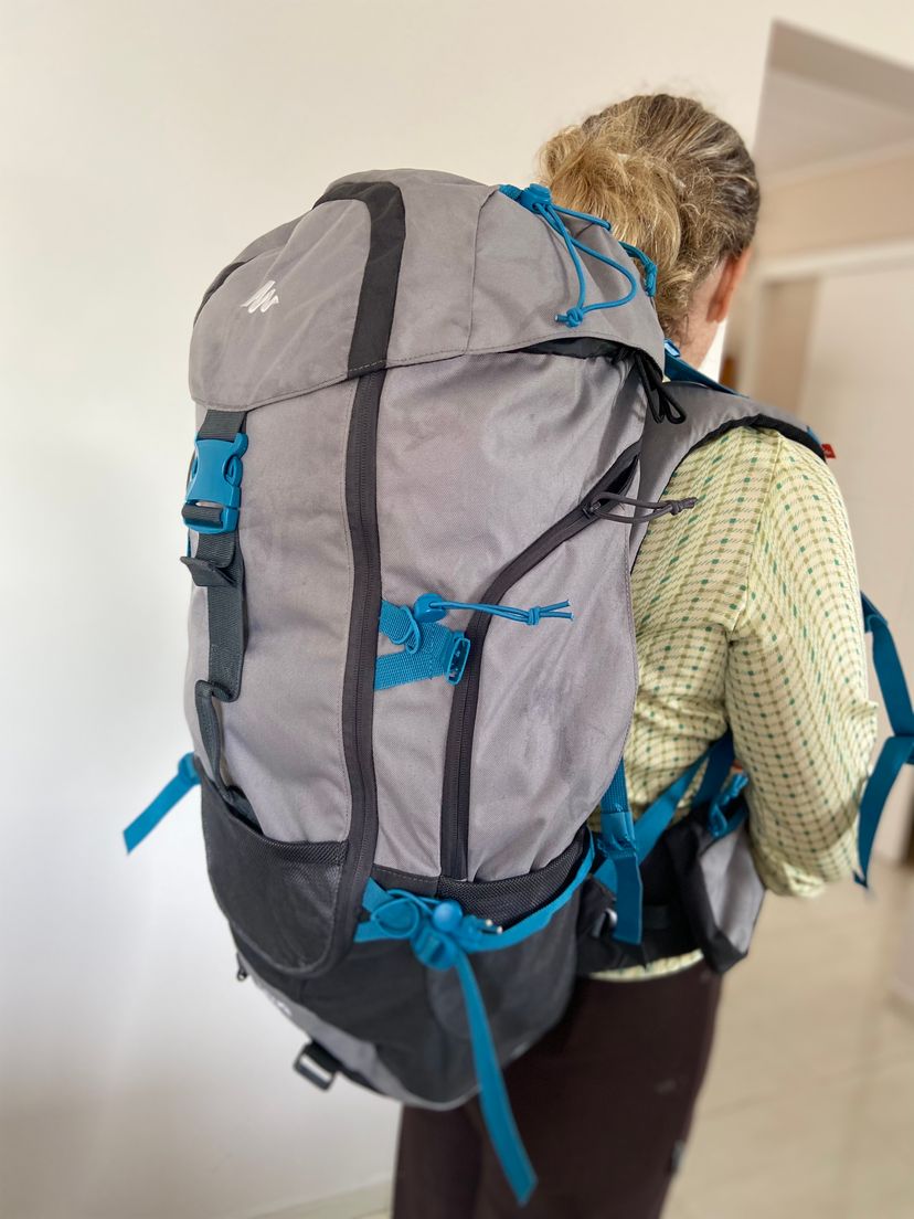 Mochila Trekking Quechua Forclaz 50 Litros | Mala Quechua Usado 72438281 | enjoei