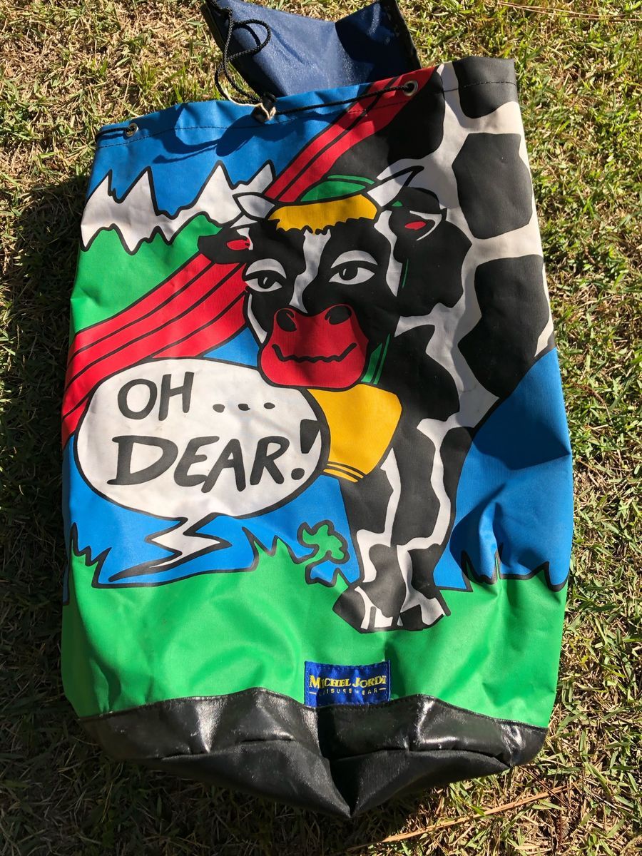 Mochila Vintage Vaca | Bolsa Masculina Michel Jordi Usado 83184446 | enjoei