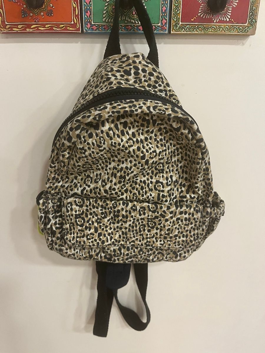 Mochila Zara Pequena Animal Print | Mochila Feminina Zara Usado ...