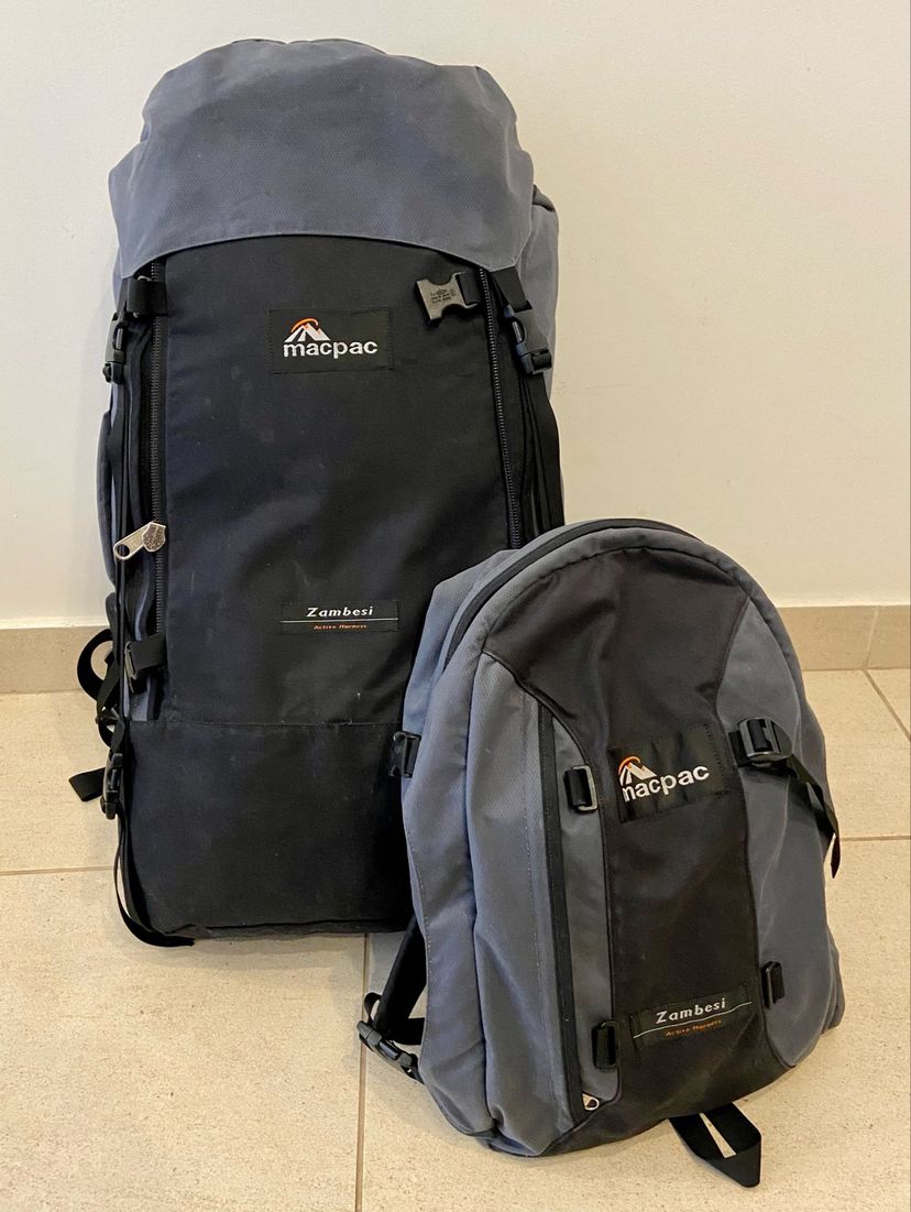 Mochilão com Mochila de Ataque Acoplada - Macpac Zambesi - 80-90litros ...