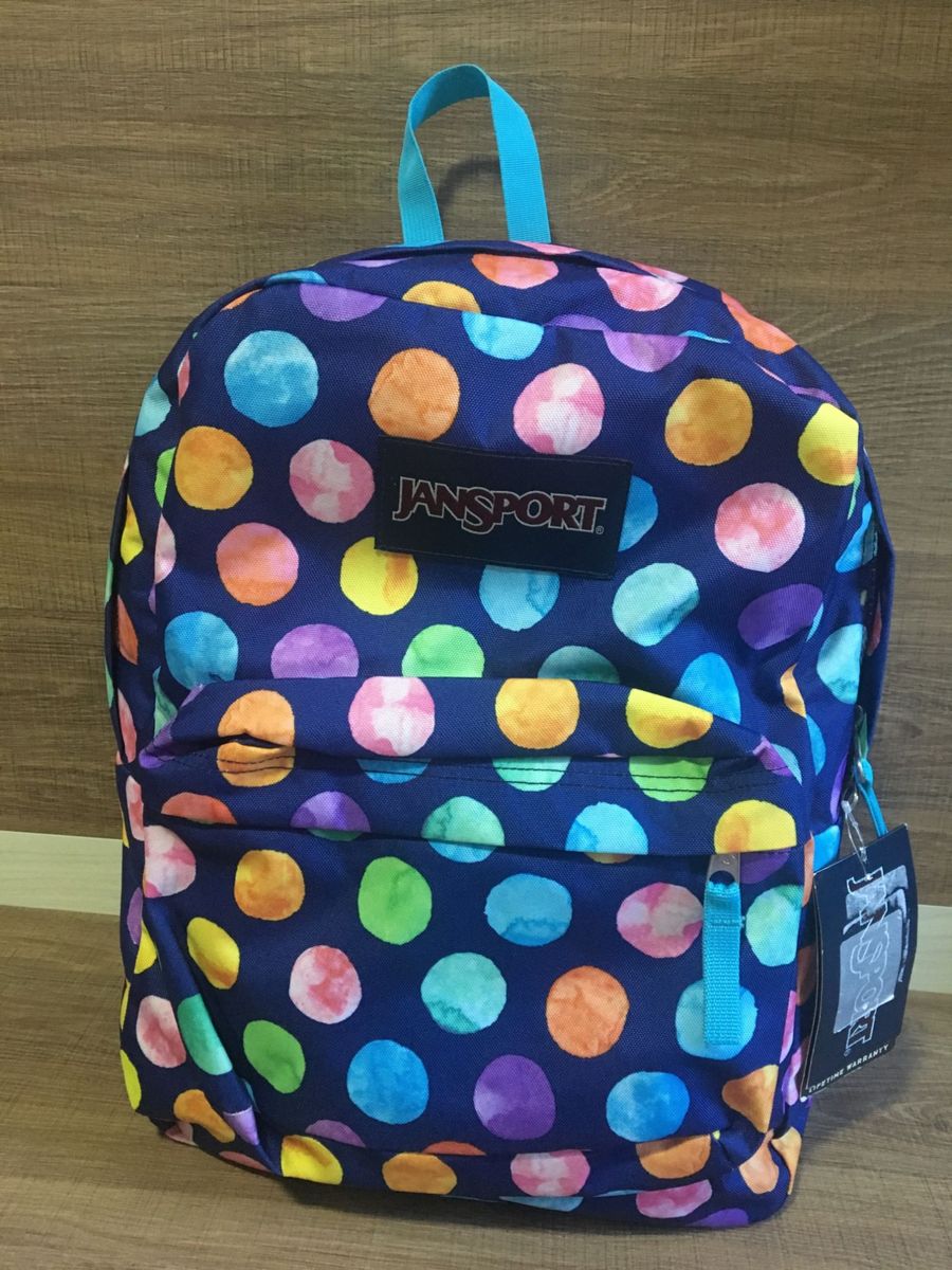 Mochilas Jansport Superbreak Multi Water Color Spot | Mochila Feminina ...