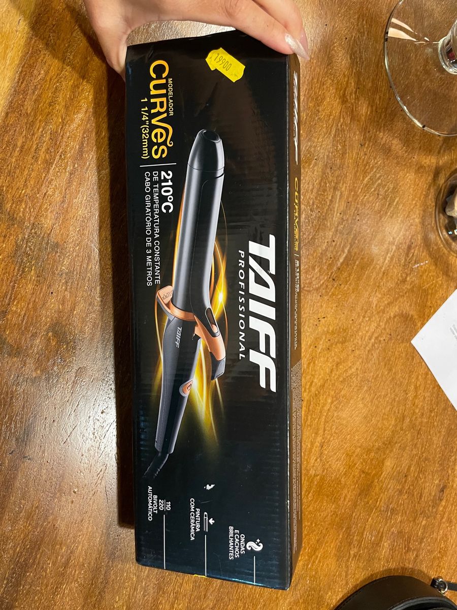 Modelador Curvea 32mm Taiff Professiomal 210 Graus | Produto p/ Cabelos Feminino Taiff Nunca ...