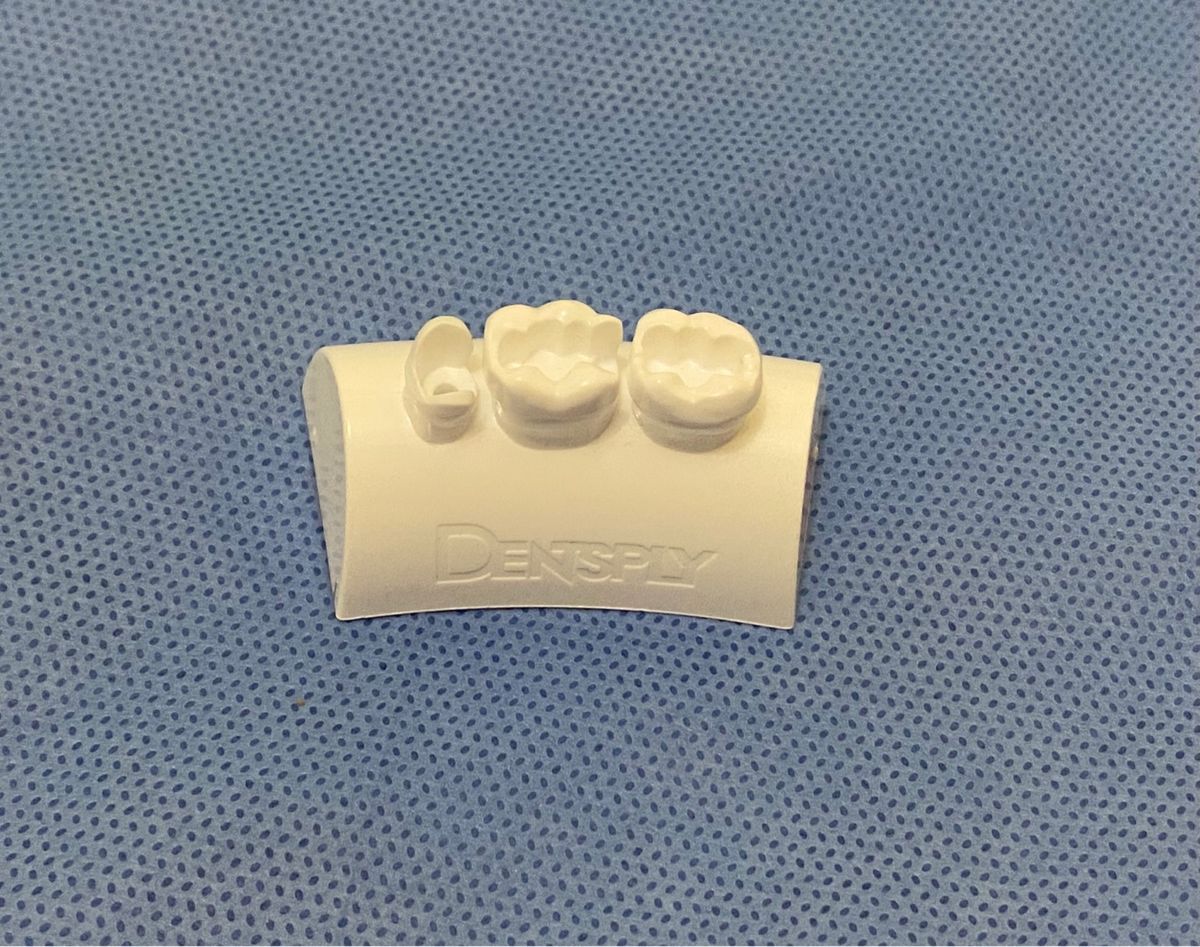 Modelo com 3 Dentes e 3 Tipos de Restauração para Treinar Resina ...