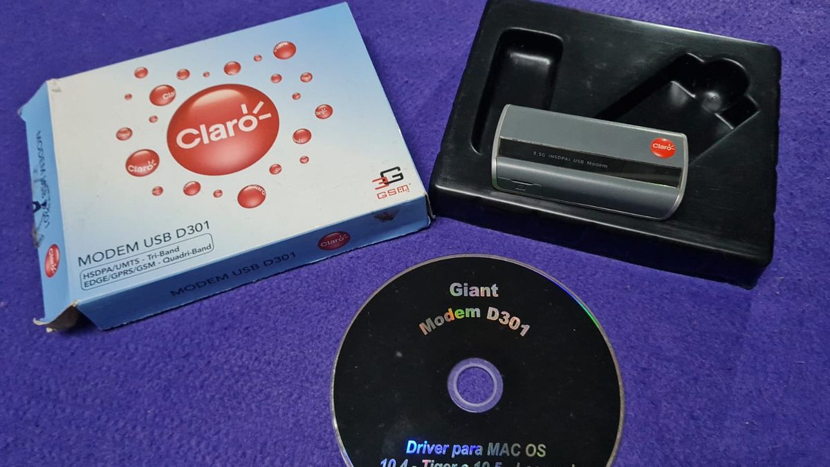 Modem Claro Traveller D301 3.5g /hdspa / Usb - Na Caixa | Item Info ...