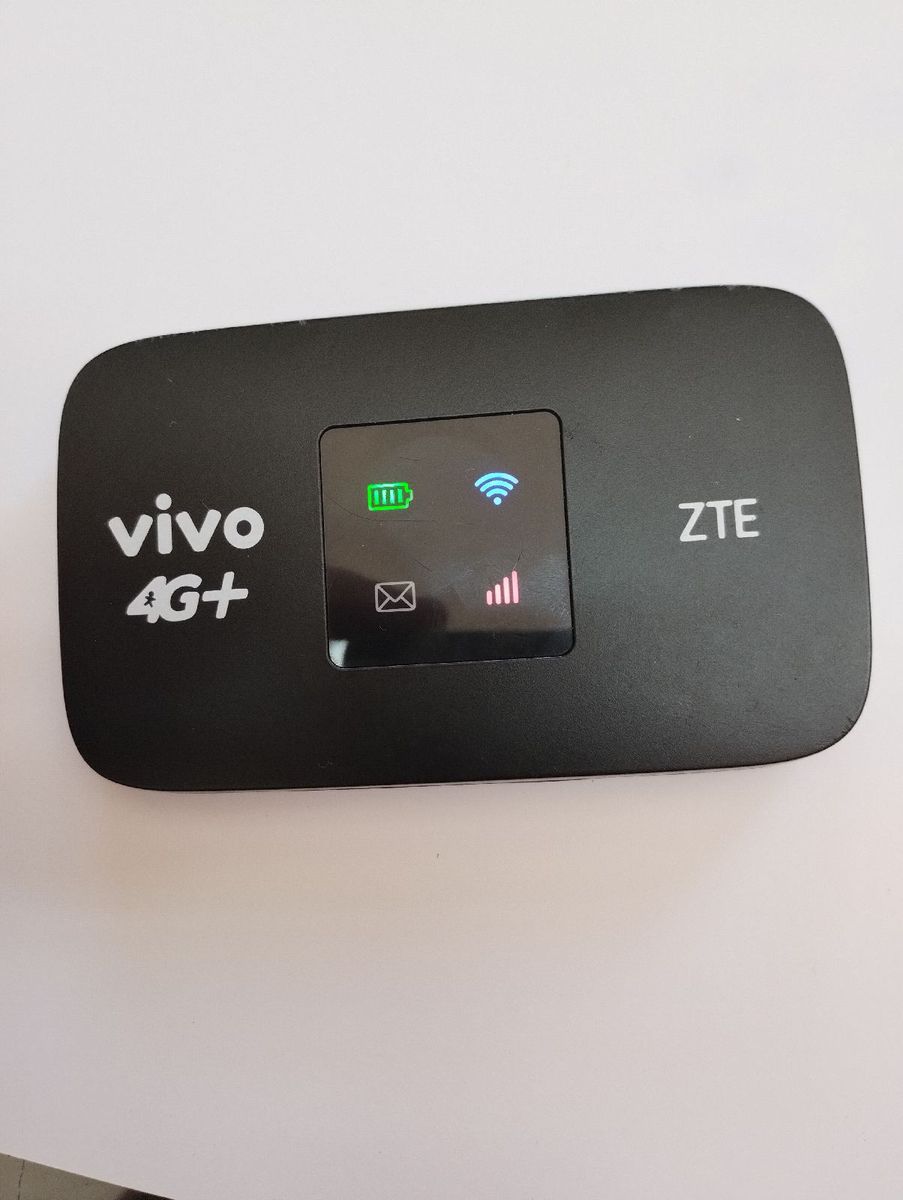 Modem Roteador Portátil Zte Mf971v Pocket Wi-fi 4g (funciona Somente ...