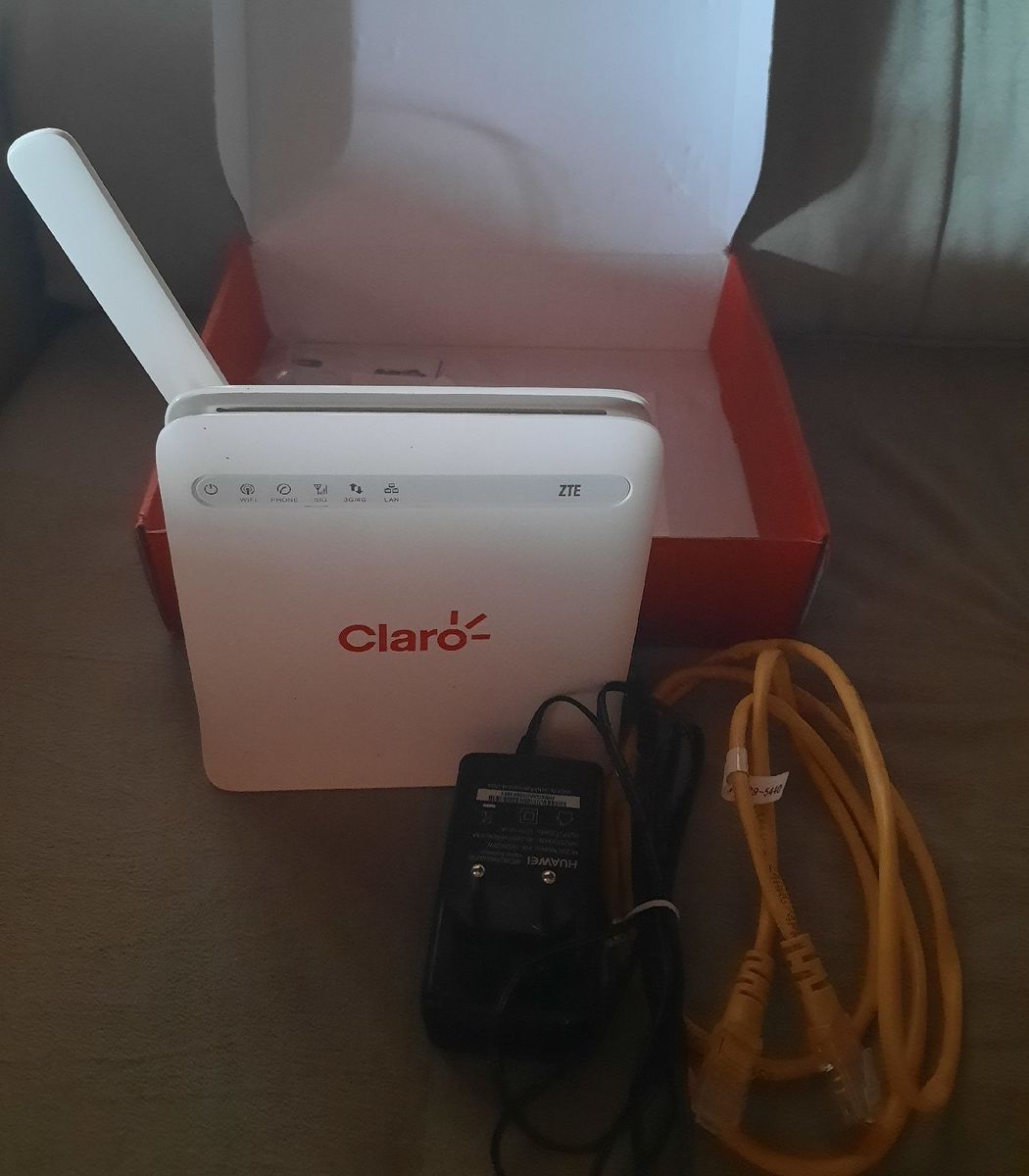 Modem Roteador Zte Mf253l - Claro- Desbloqueado | Item Info & Eletro ...