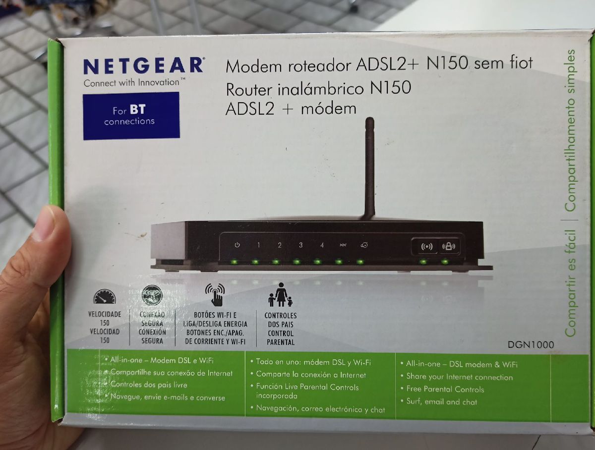 Modem Roteador | Item Info & Eletro Netgear Nunca Usado 81388309 | enjoei