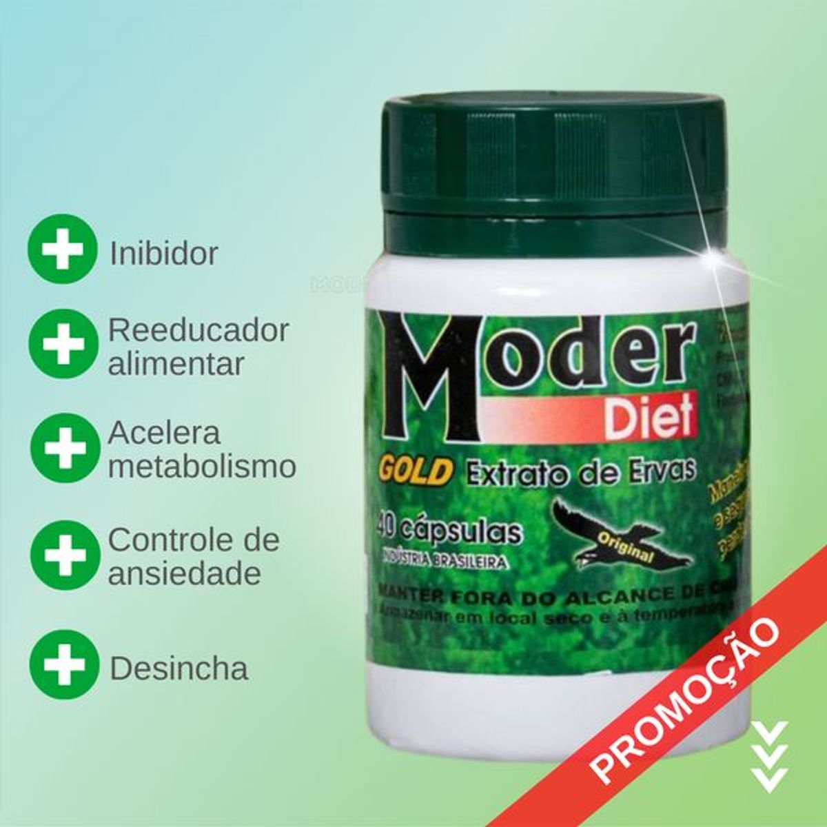 Moder Diet Original Suplemento Alimentar Capsula Que Ajuda No ...