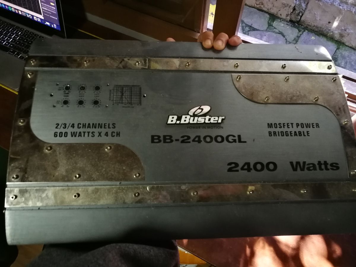 Modulo de Som B.buster 2400w | Item de Música B.Buster Usado 57880912 ...