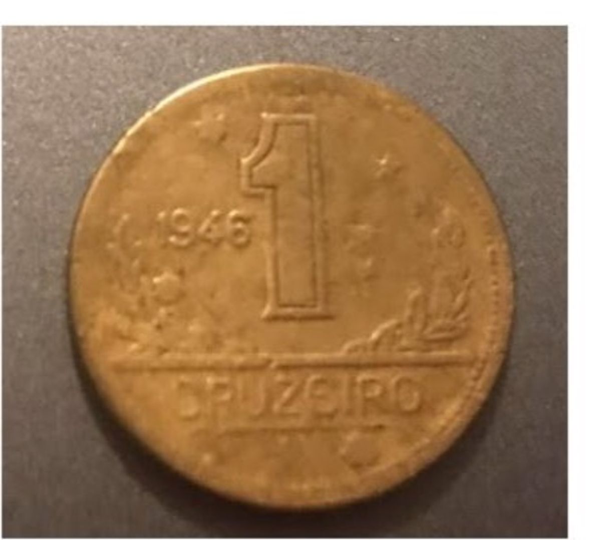 Moeda 1 Cruzeiro Mapa | Produto Vintage e Retro Numismatica Moeda Do ...