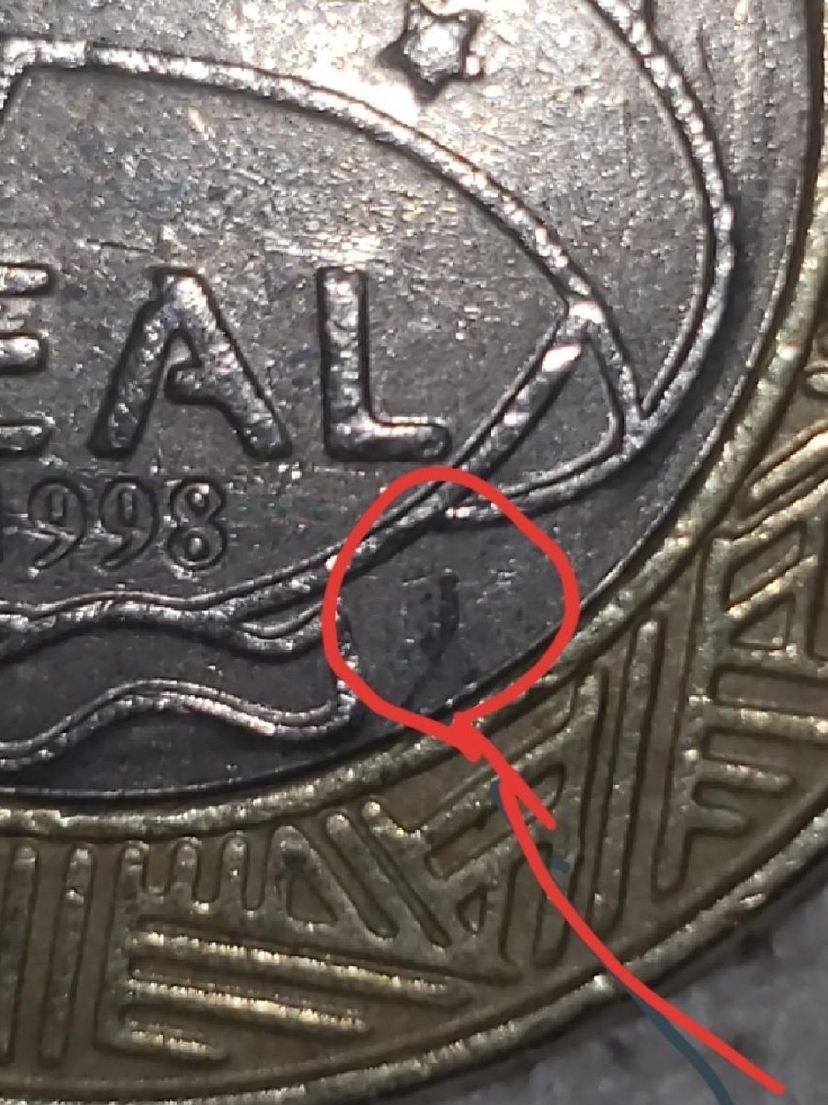 Moeda 1 Real 1998 com a Letra P | Cacareco Usado 52172970 | enjoei