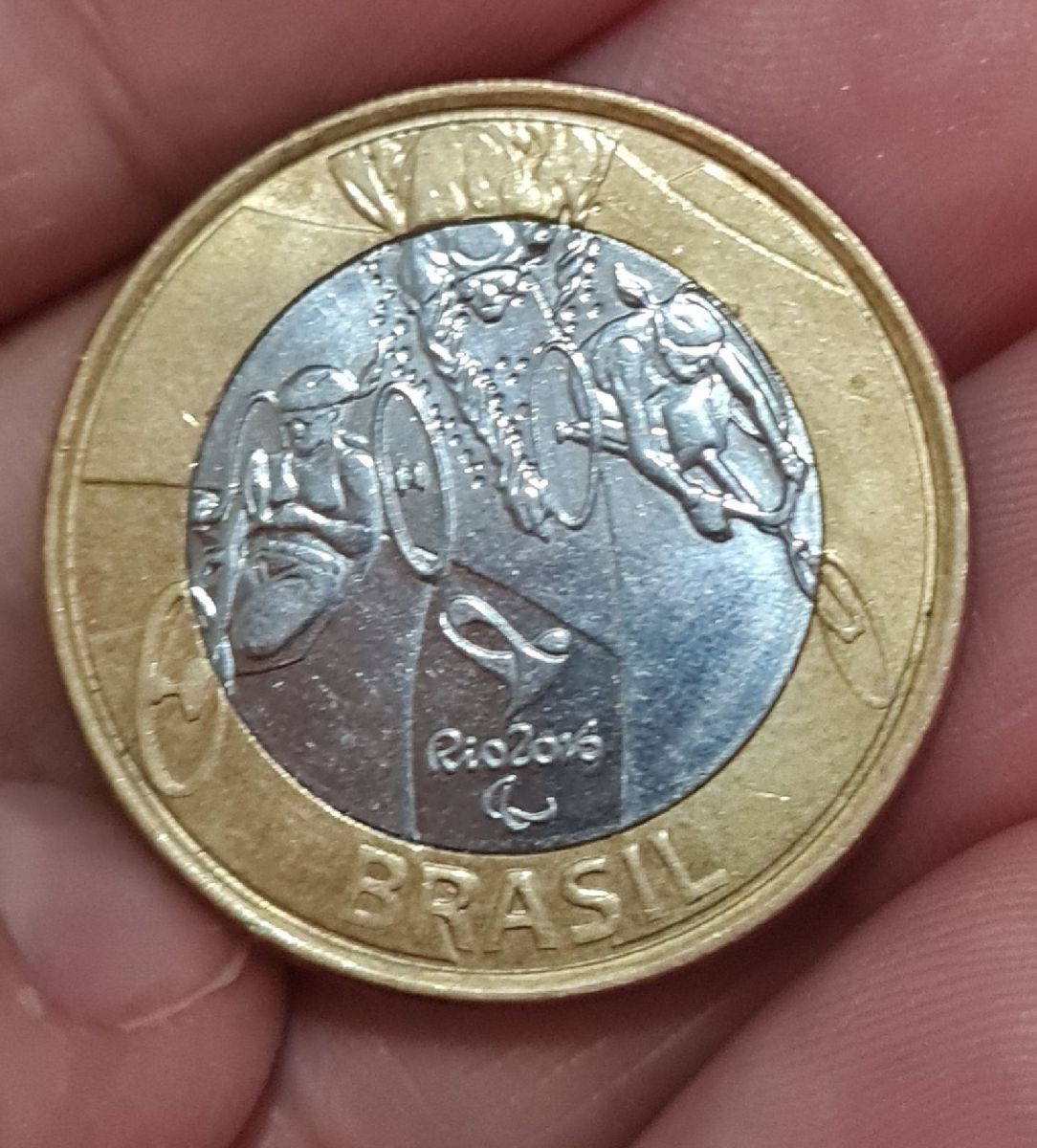 Moeda 1 Real Olimpiadas Ciclismo 2014 | Cacareco Banco Central Usado ...