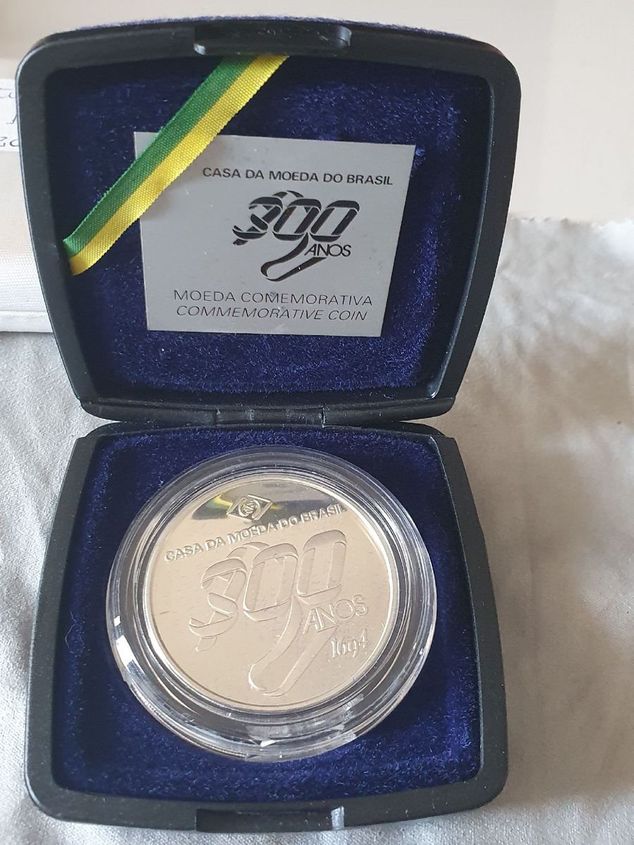 Moeda 2 Reais Comemorativa 300 Anos Casa da Moeda | Produto Vintage e ...
