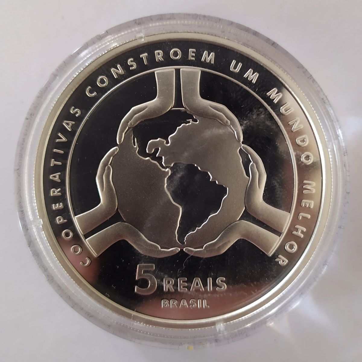 Moeda 5 Reais de Prata 999% Comemorativa Cooperativas 2012 | Produto ...