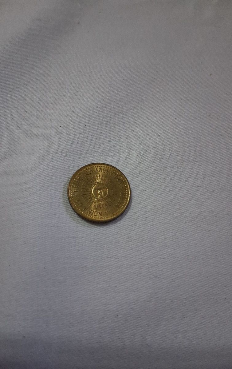 Moeda Antiga 5 Centavos | Produto Vintage e Retro Republica Argentina ...