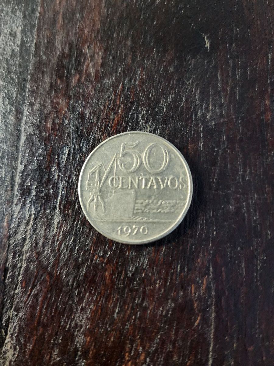 Moeda Antiga 50 Centavos 1970 | Produto Vintage e Retro Usado 101587360 | enjoei