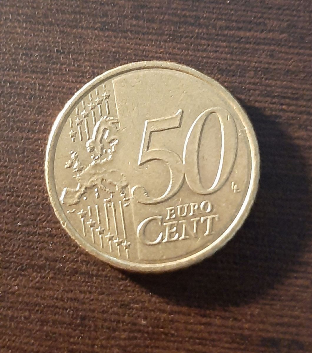Moeda Colecionador 50 Cent Euros | Item Info & Eletro Usado 65751351 ...