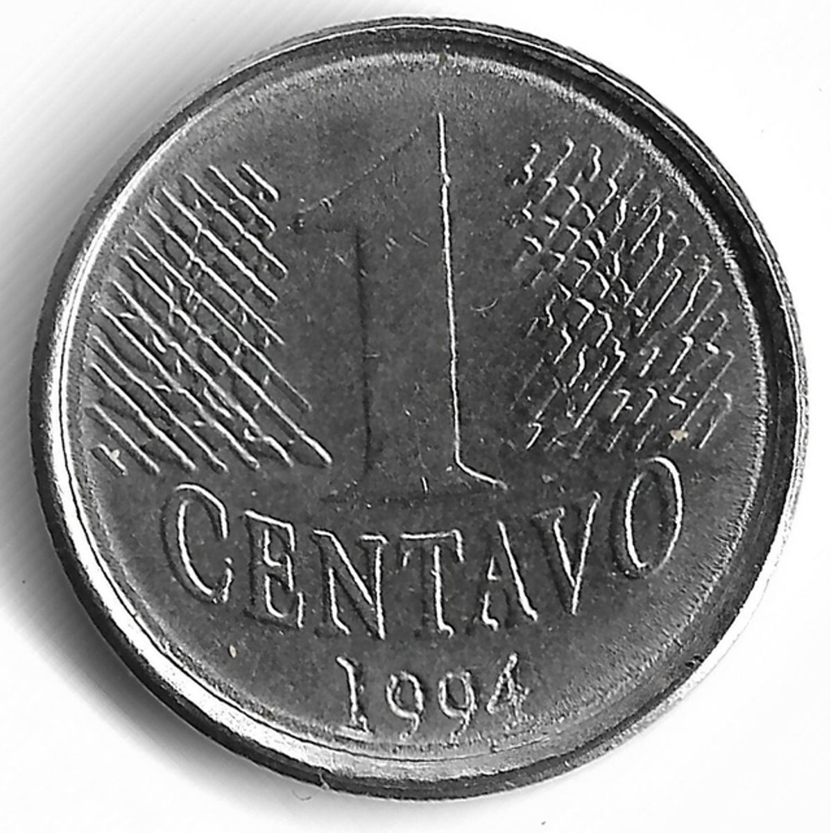 Moeda de 1 Centavo Real Brasileiro 1994. | Produto Vintage e Retro ...