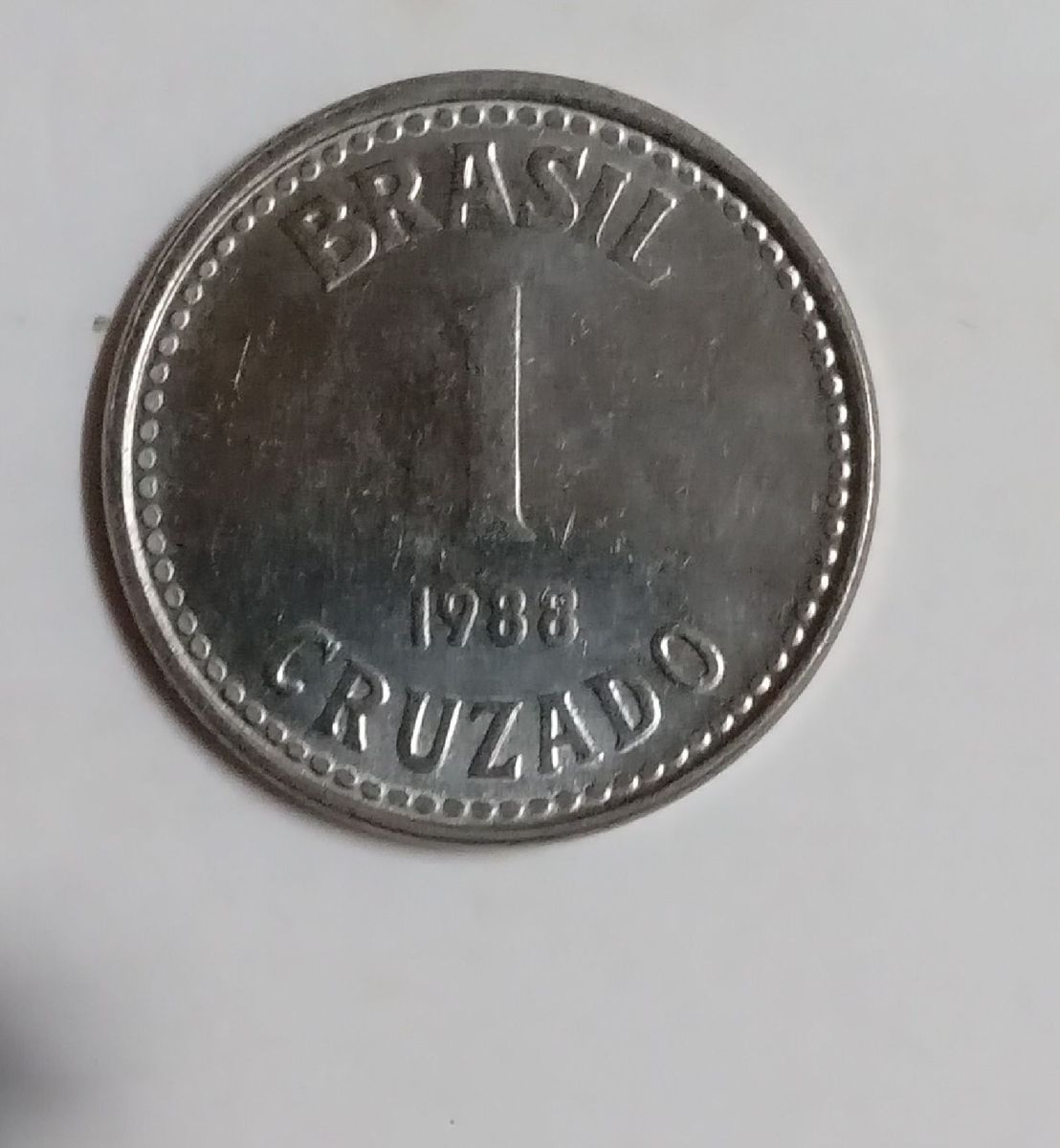 Moeda de 1 Cruzado de 1988. Brasil | Produto Vintage e Retro Moeda ...