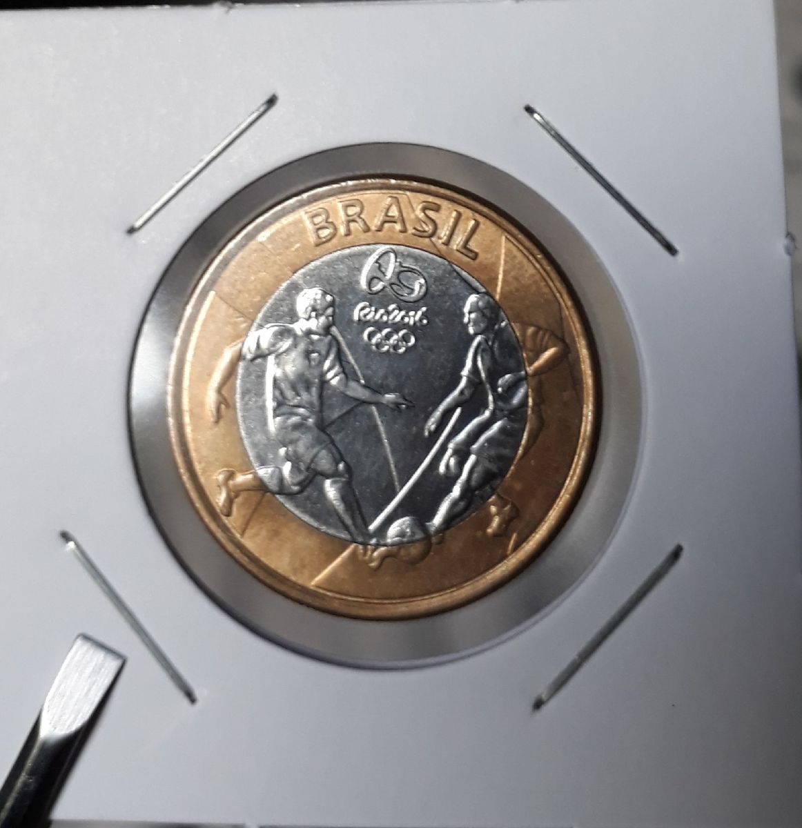 Moeda de 1 Real Olimpíadas Rio 2016 - Futebol | Produto Vintage e Retro ...