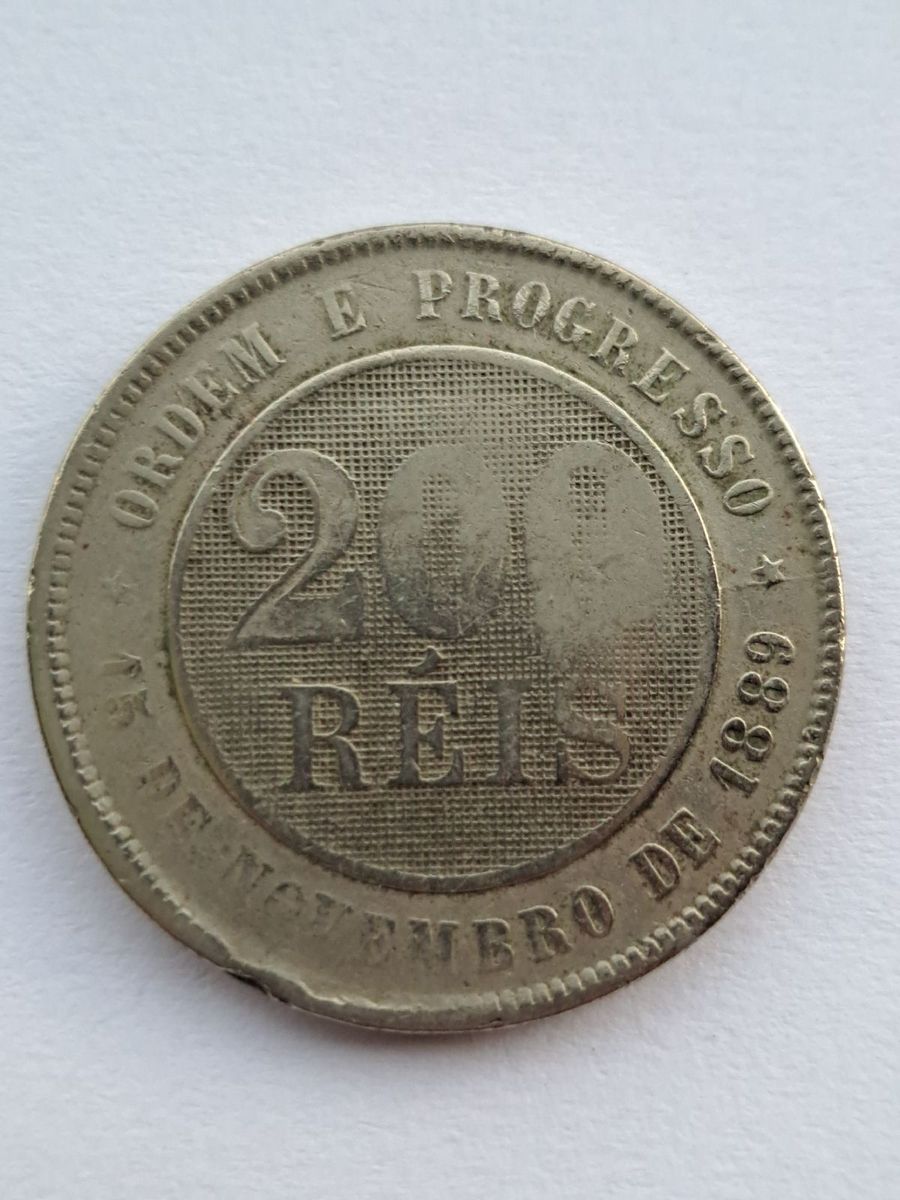 Moeda de 200 Reis de 1889 | Produto Vintage e Retro Usado 104543752 ... Moeda de 200 Reis de 1889 | Produto Vintage e Retro Usado 104543752 ...