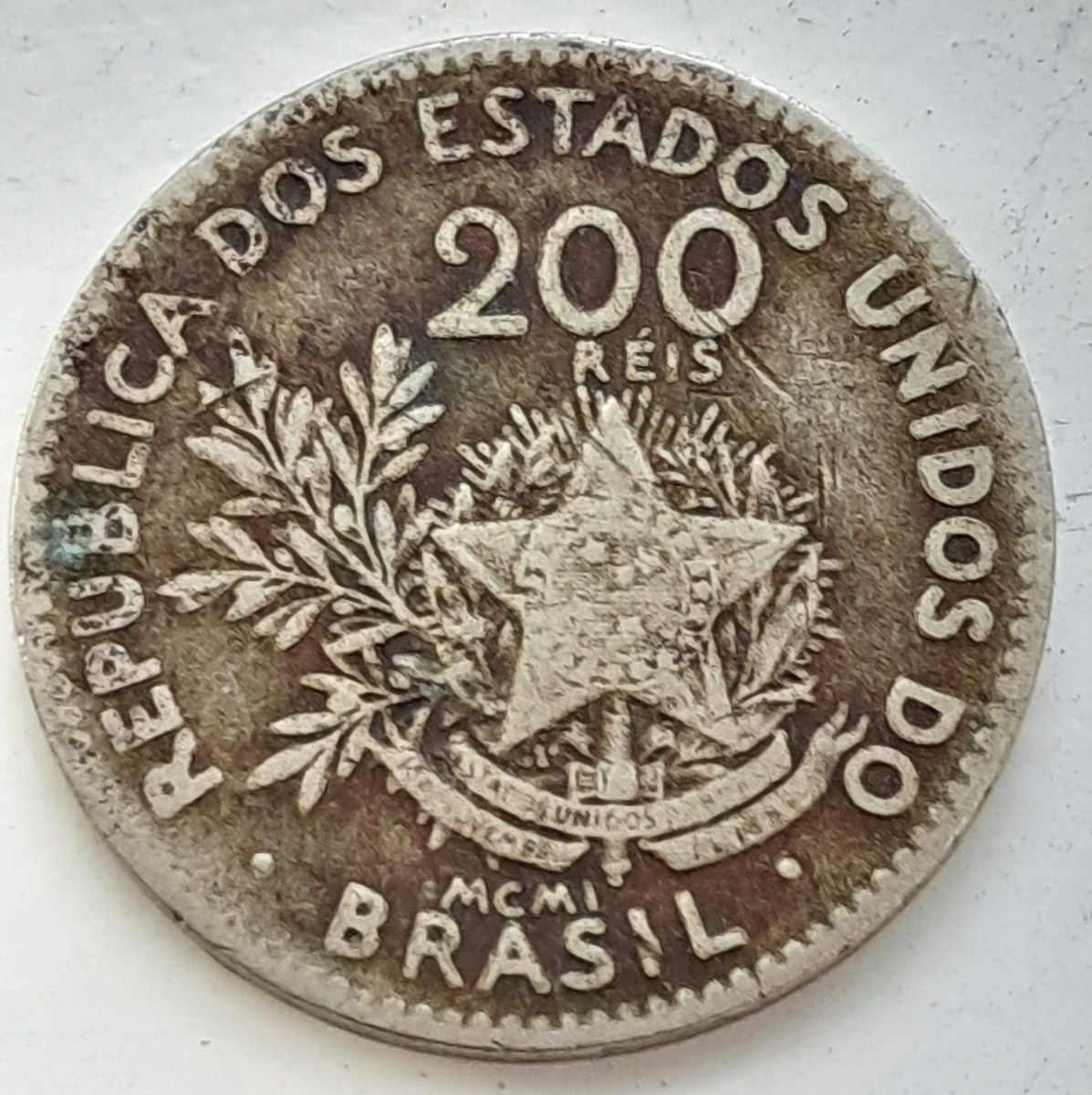Moeda de 200 Réis de 1901, Mcmi - Rara Pátina | Produto Vintage e Retro ...