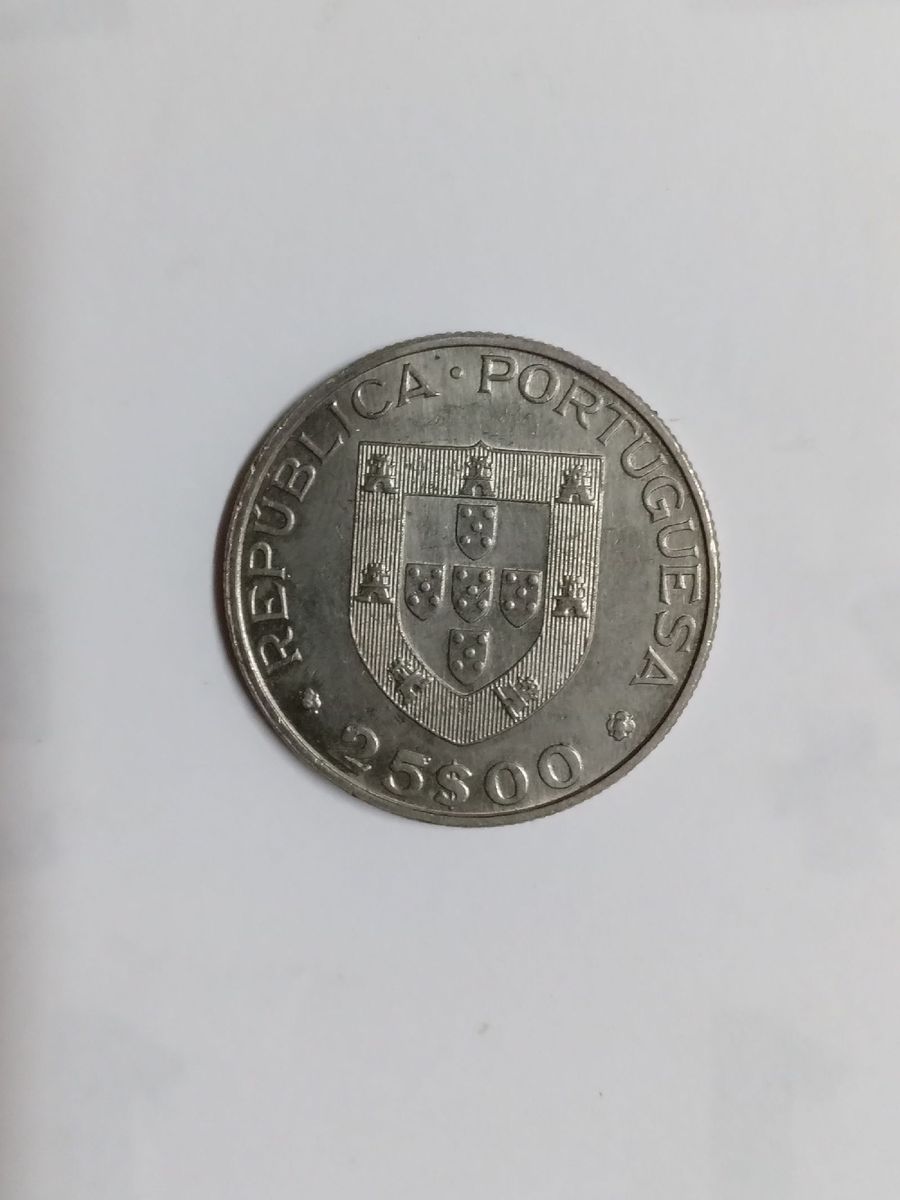 Moeda de 25 Escudos de 1986. Portugal | Produto Vintage e Retro Moeda ...