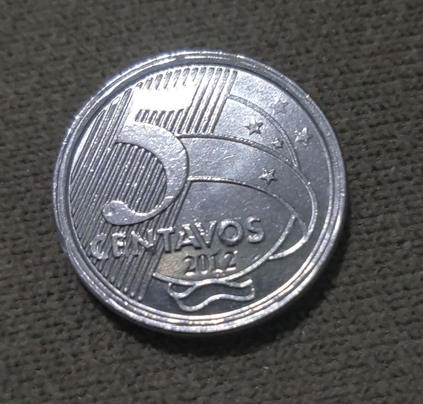 Moeda de 50 Centavos sem O Zero | Cacareco 50 Centavos Sem O Zero Usado ...