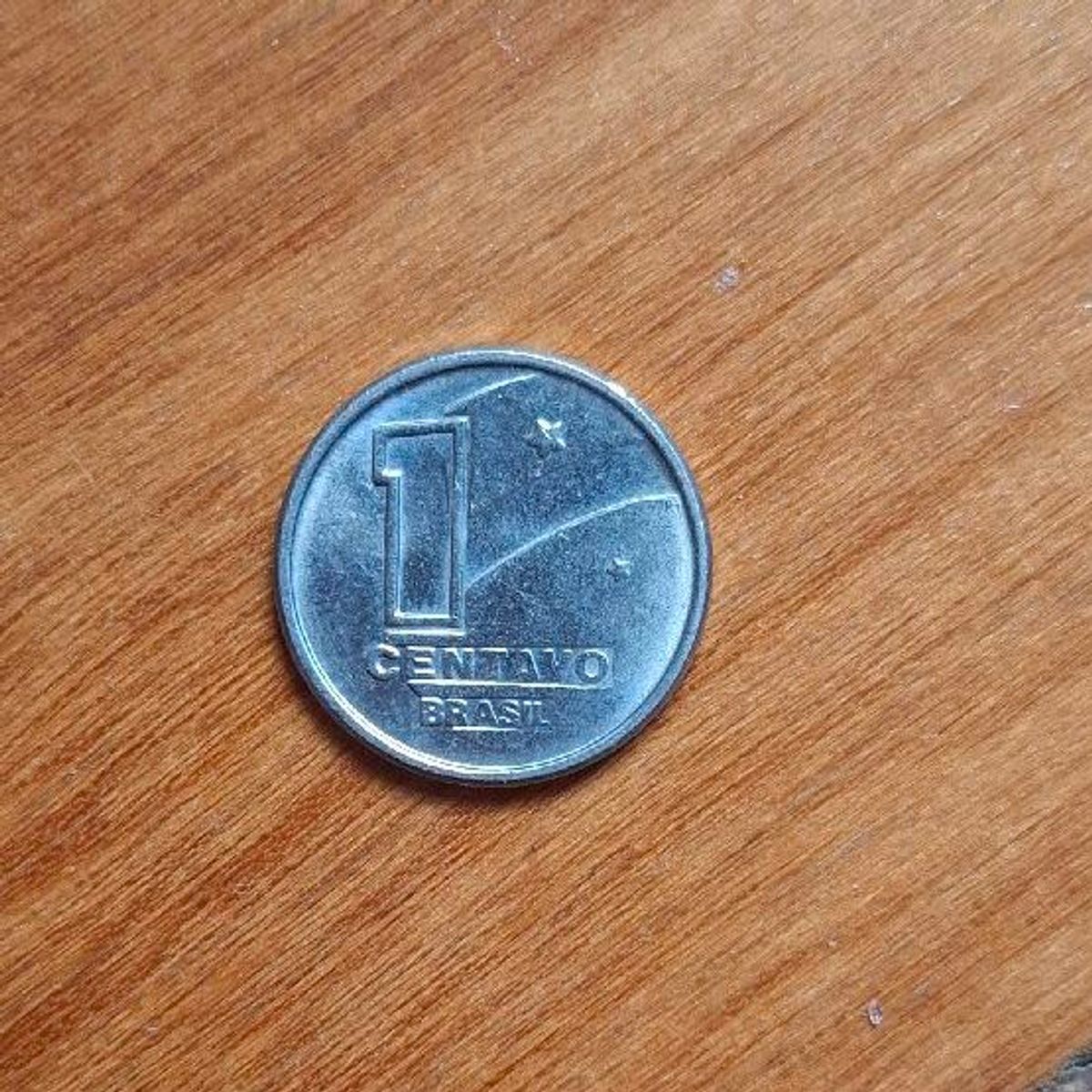Moeda do Brasil - 1 Centavo (fora de Circulação) Moeda de 1 Centavo da ...