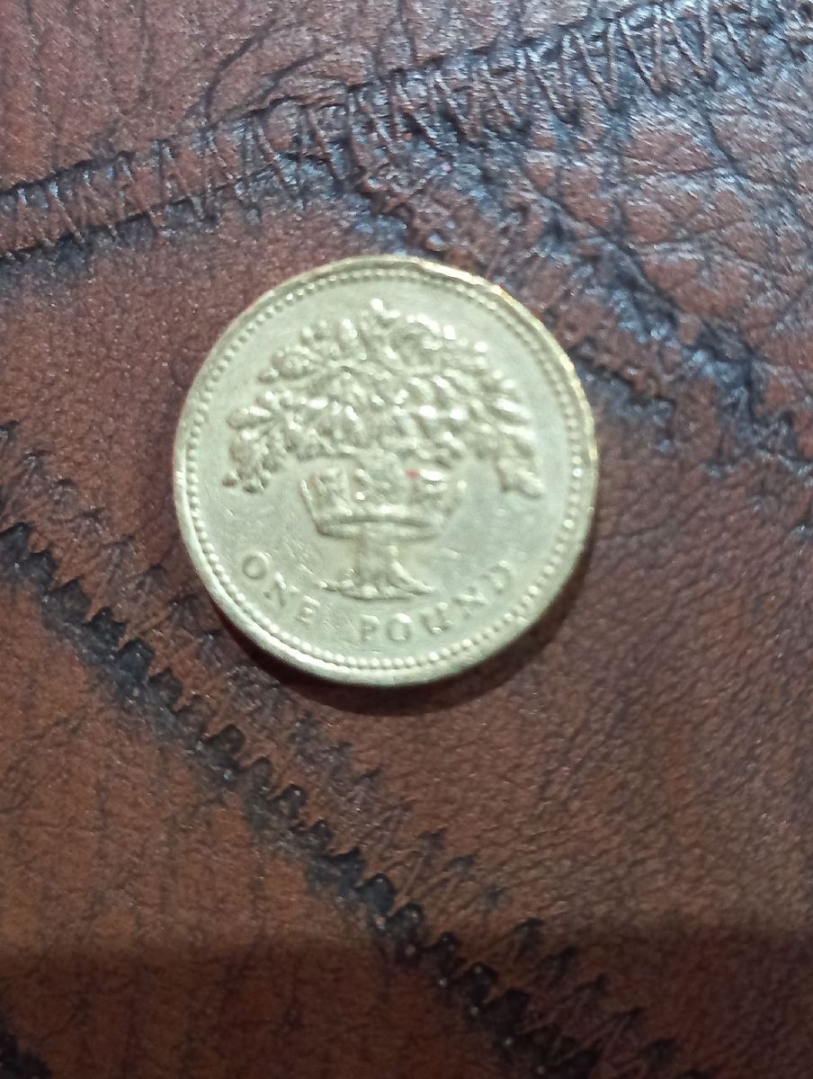 Moeda Inglesa de 1992 One Pound | Produto Vintage e Retro Nunca Usado ...