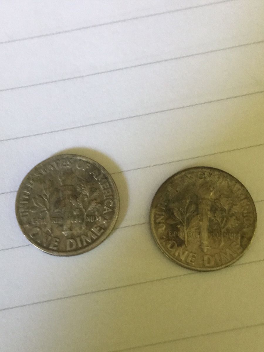 Moeda One Dime de 1981 e 2002p | Produto Vintage e Retro Dollar ...