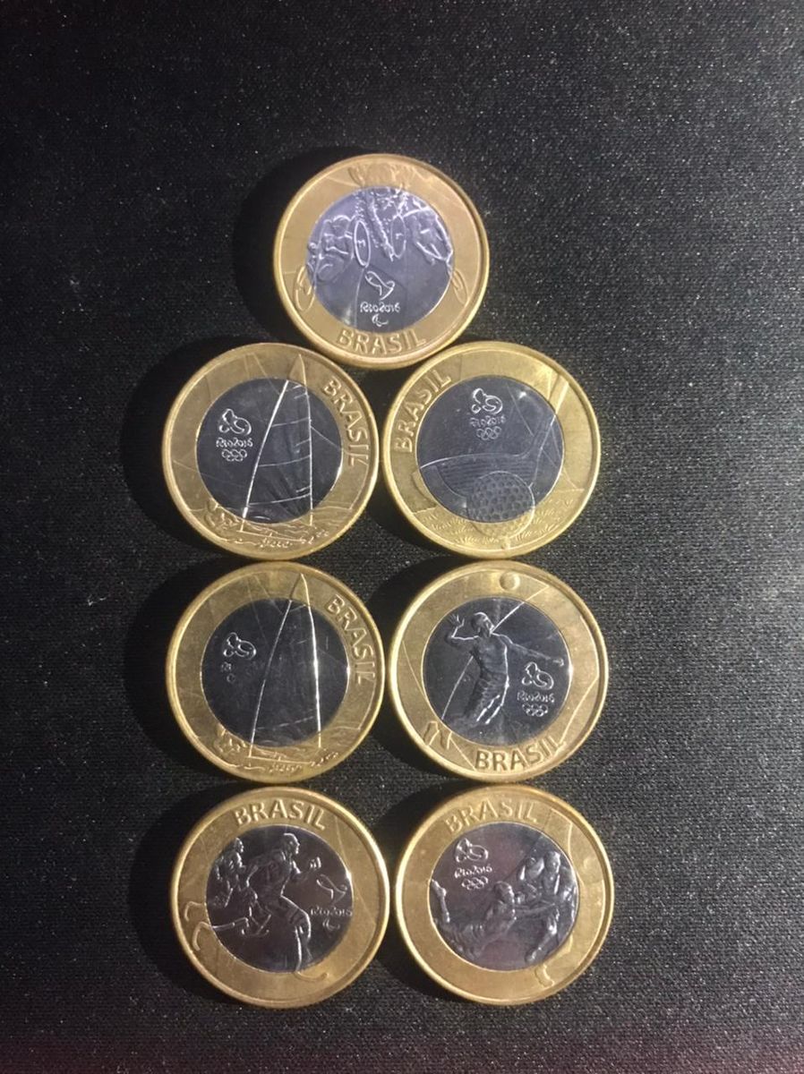 Moedas Comemorativas Das Olimpiadas No Brasil | Item p/ Esporte e ... Moedas Comemorativas Das Olimpiadas No Brasil | Item p/ Esporte e ...