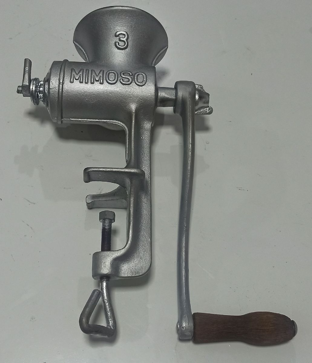 Moedor Moinho Munho de Carne Mimoso 3 Manual Antigo Restaurado com ...
