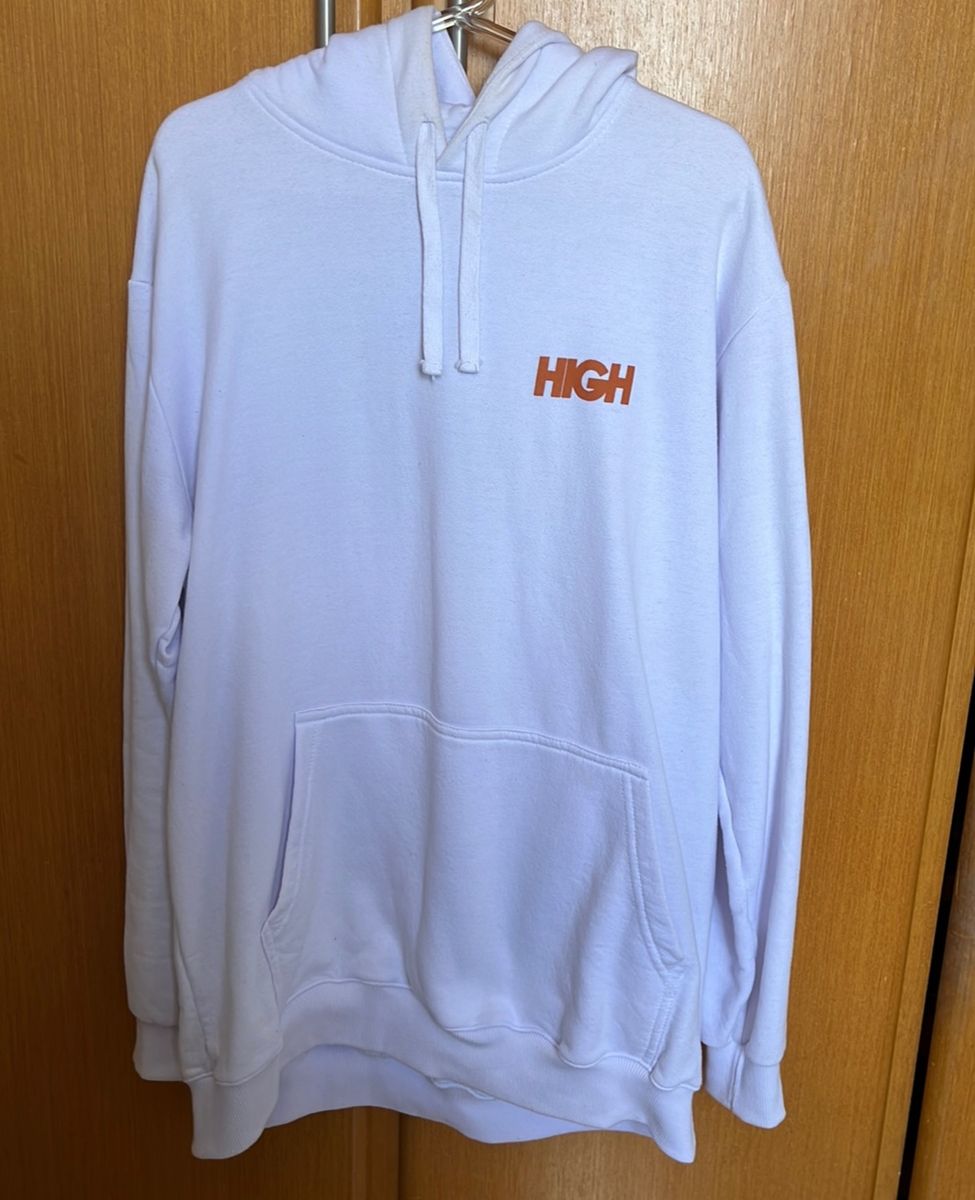 Moletom Branco High Company | Casaco Masculino High Usado 77748247 | enjoei
