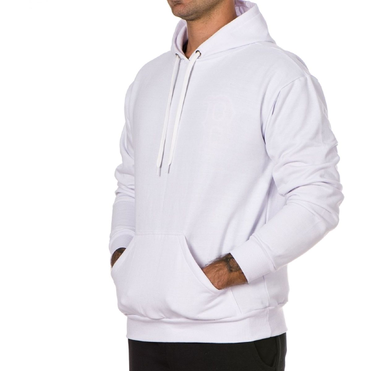 Moletom Masculino Branco | Casaco Masculino Polo Blu Nunca Usado ...