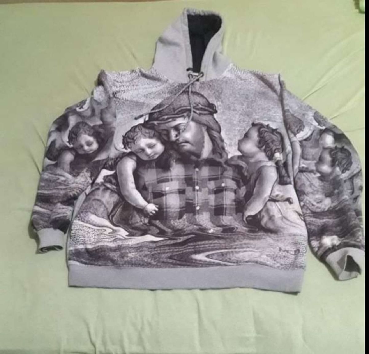 Moletom Mcd Cristo Cinza Rlk Tem Detalhes Mais Passa Batido No Corpo ...