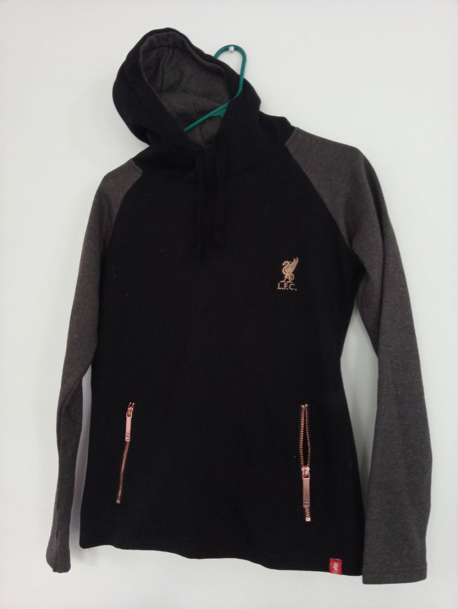 Moletom Oficial Liverpool Football Club | Blusa Feminina Liverpool ...