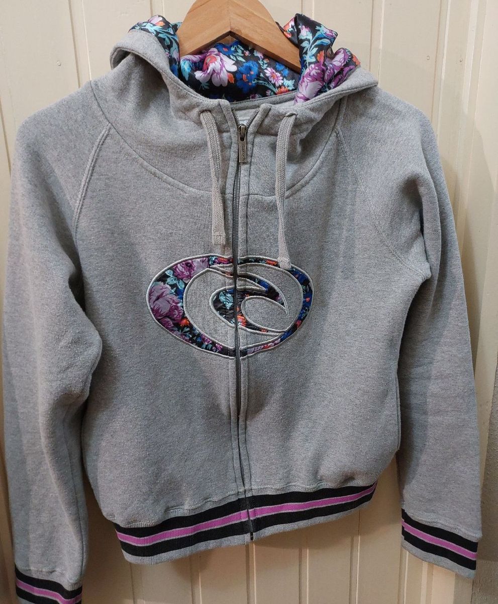 Moleton Algodão com Capuz,feminino Rip Curl Original Seminovo Tam. G ...
