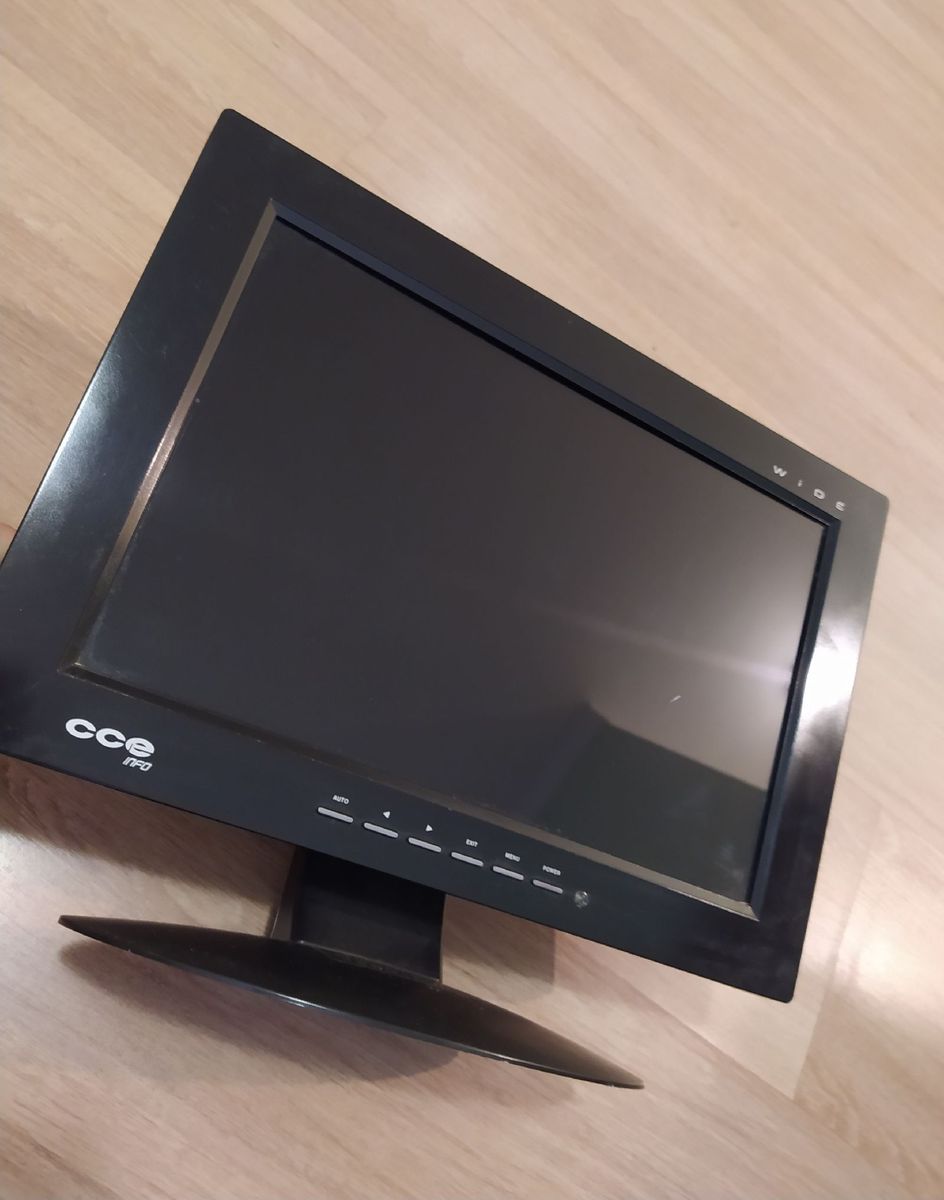 Monitor 14 Polegadas Cce Preto | Computador Desktop Cce Usado 49058043 ...