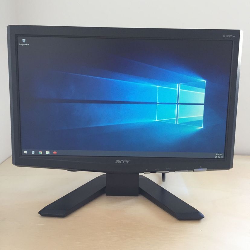 Monitor Acer X163w Lcd 15.6” Wide Digital + Cabos | TV e Display Acer ...