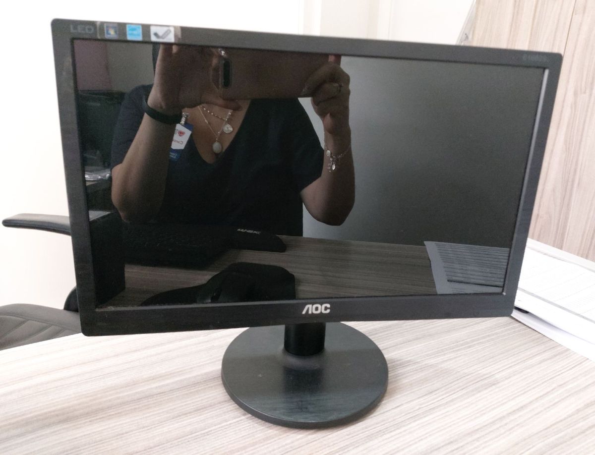 Monitor Aoc 14" | Computador Desktop Aoc Usado 54181105 | enjoei