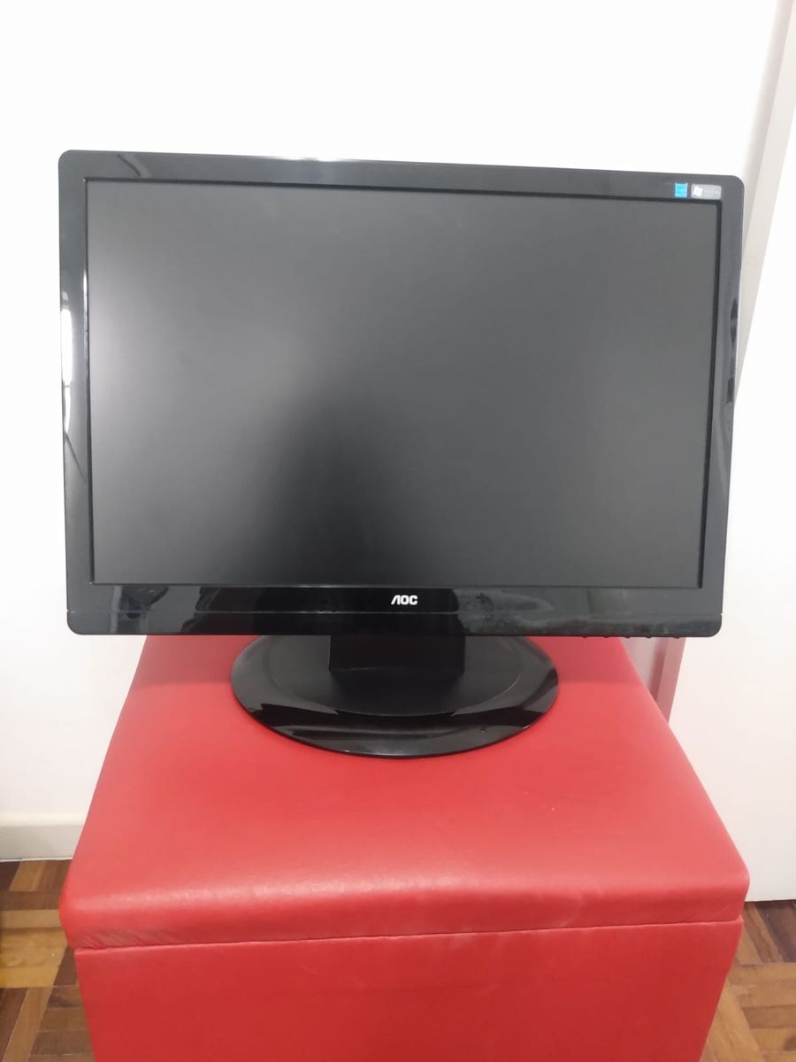 Monitor Aoc 19 Polegadas - 919sw-1 | Computador Desktop Aoc Usado 73624625 | enjoei