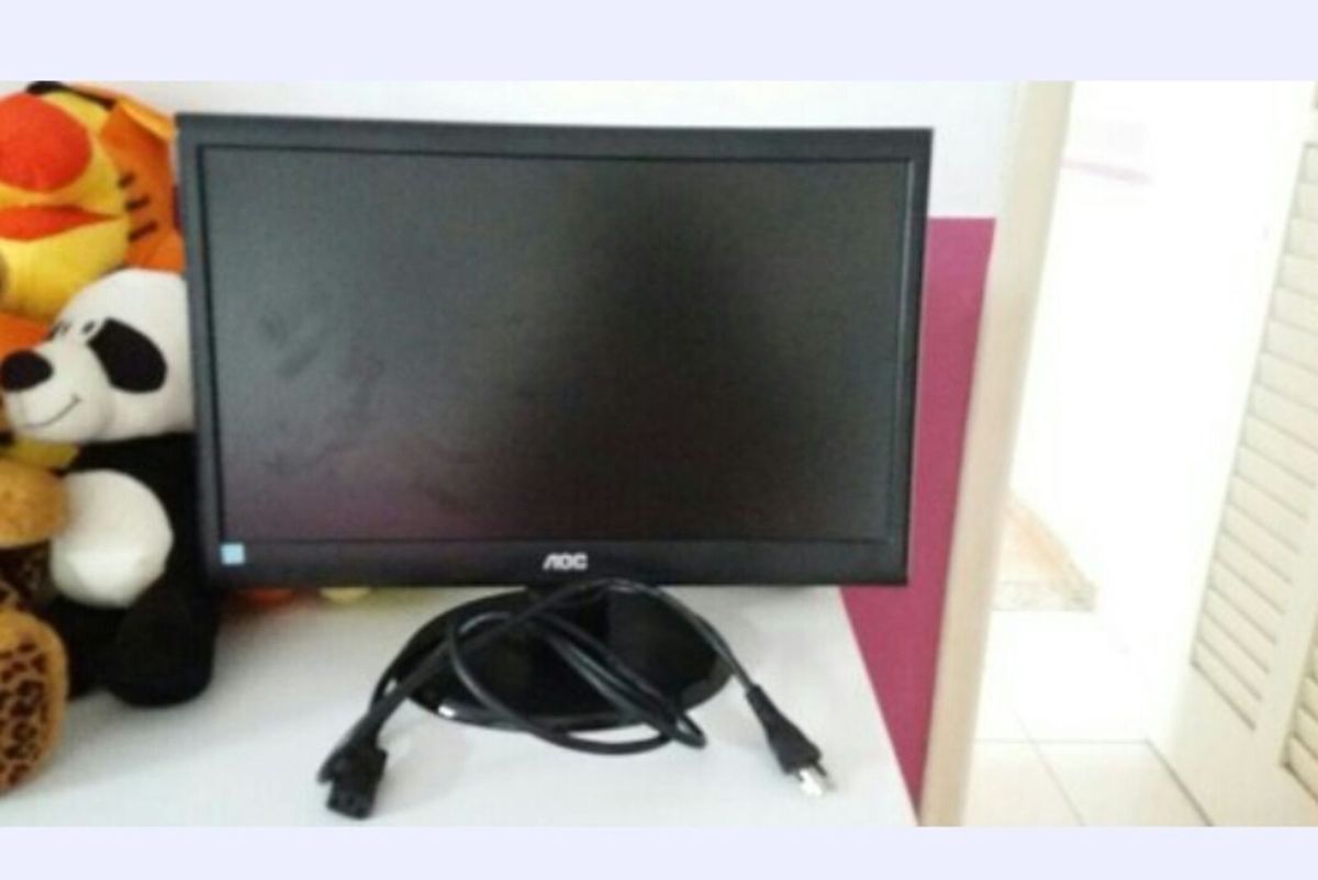 Monitor Aoc 19 Polegadas | Computador Desktop Aoc Usado 24513672 | enjoei