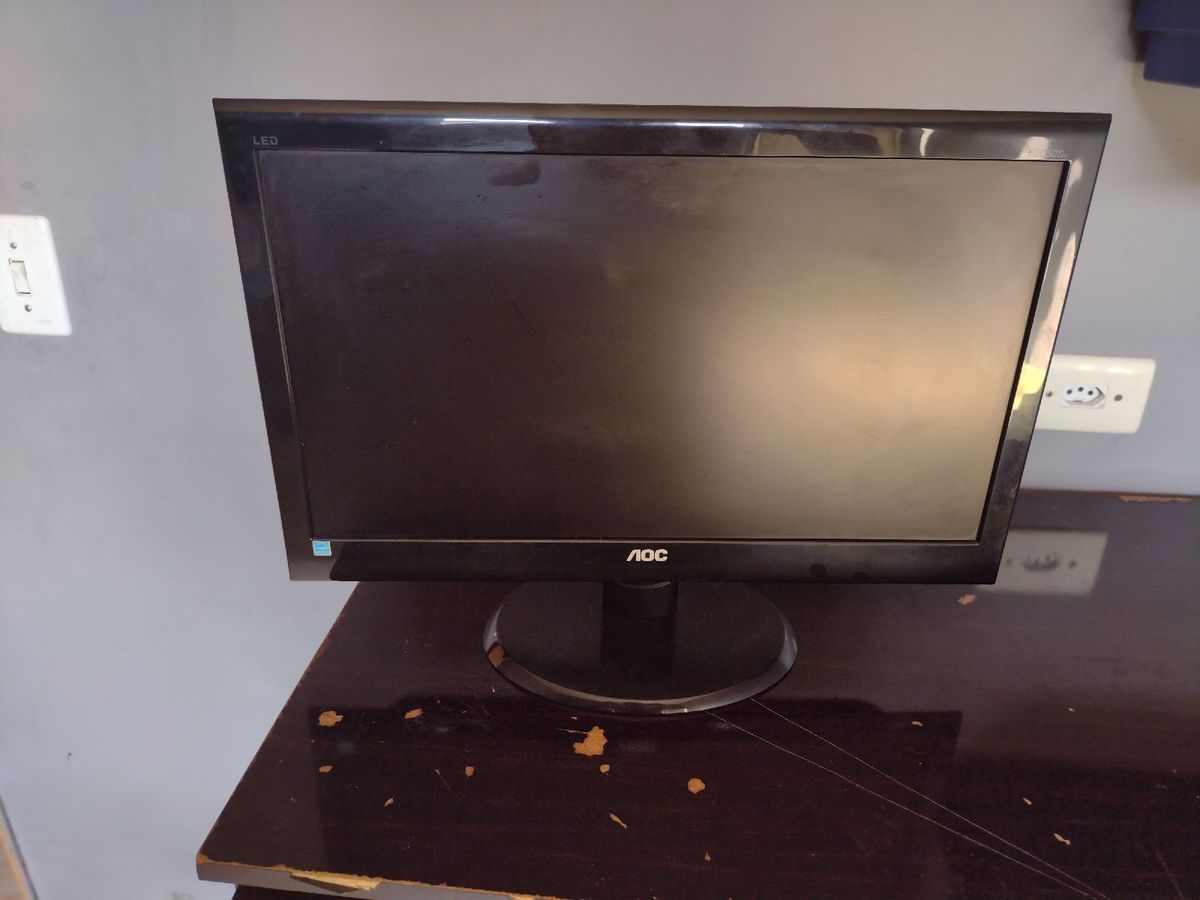 Monitor Aoc 21.5" E2050s, Led Full Hd (1920x1080), Hdmi e Vga, Vesa ...