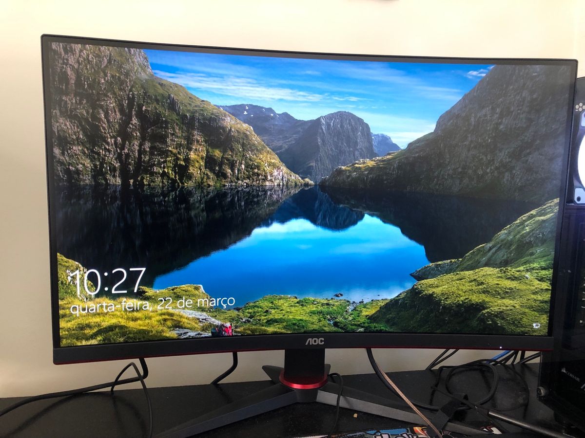 Monitor Aoc 240 Hz 27 Polegadas Curvo | TV e Display Aoc Usado 83767114 ...