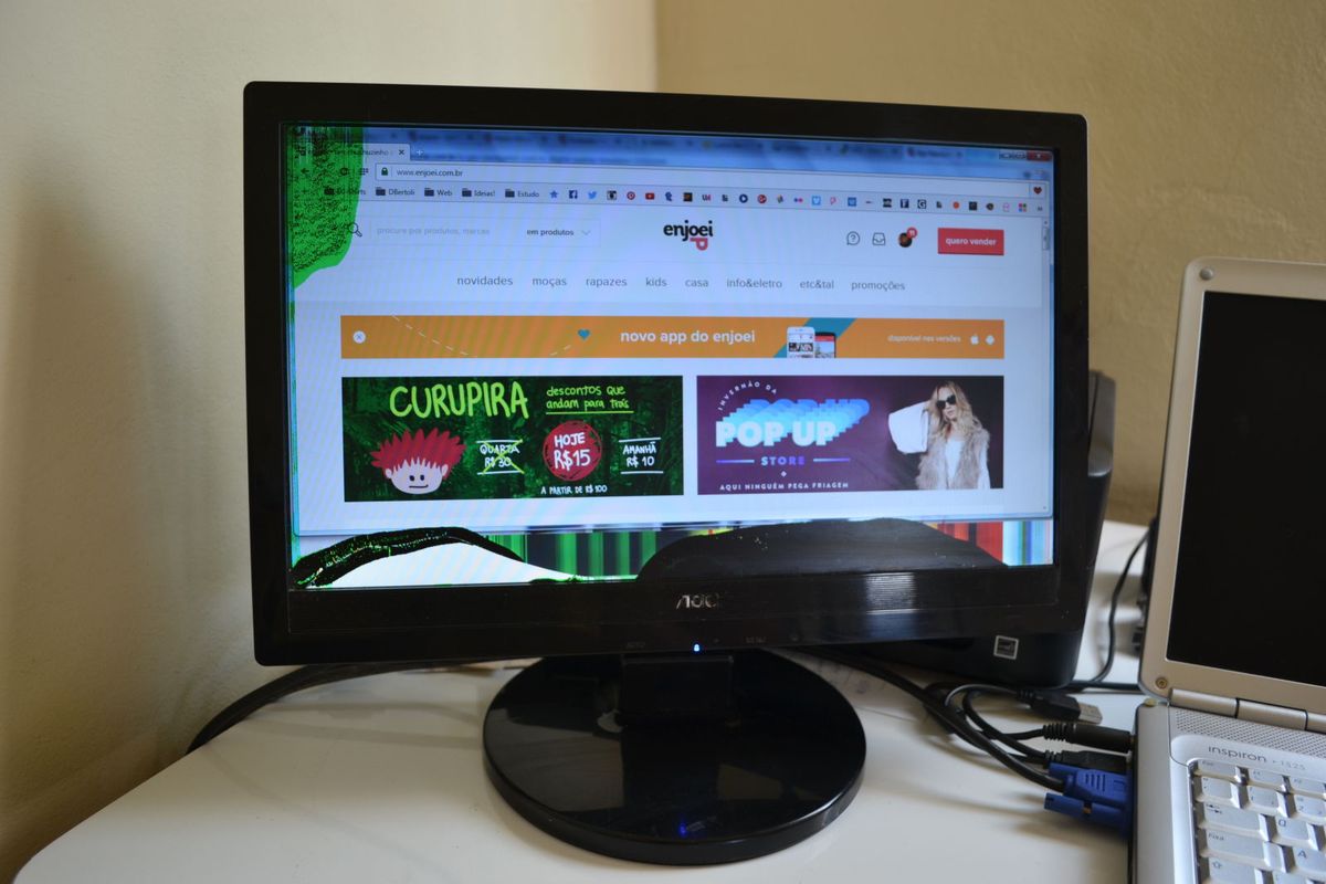 Monitor Aoc de 16 " Lcd | TV e Display Aoc Usado 18245544 | enjoei