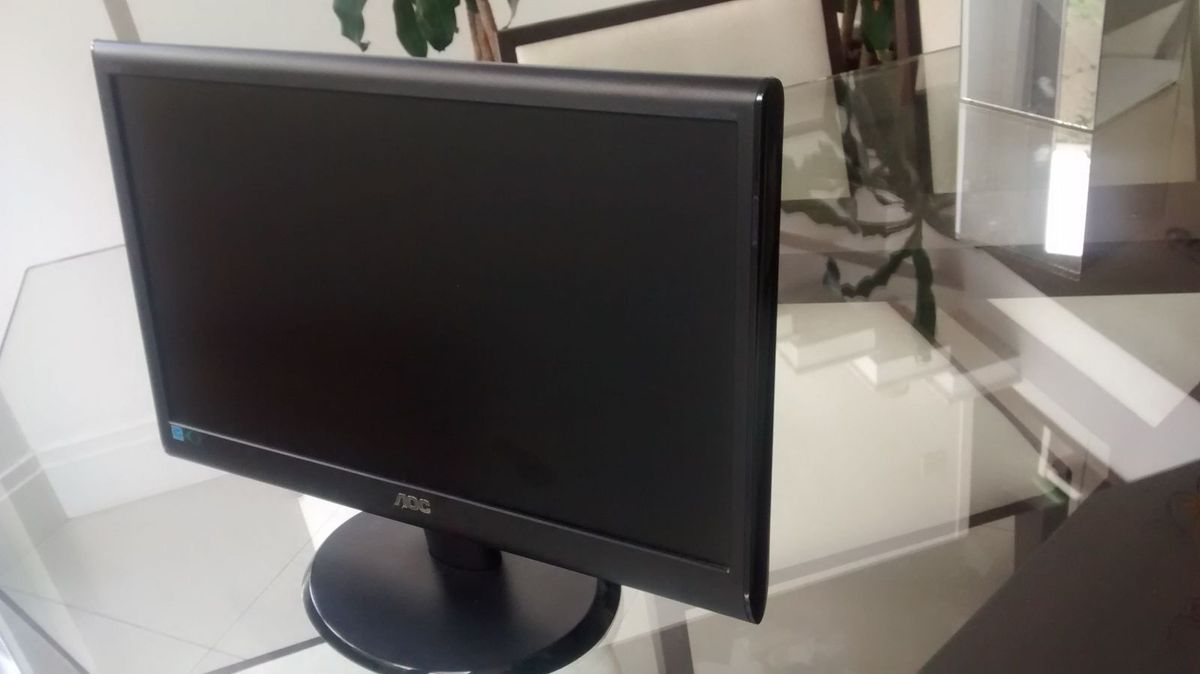Monitor Aoc Lcd 18,5" E950sw Pouco Uso | Computador Desktop Aoc Lcd E950sw Usado 14700586 | enjoei